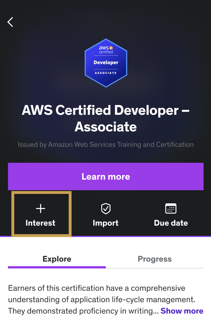 Préparation aux certifications sur l'application mobile Udemy Business ...