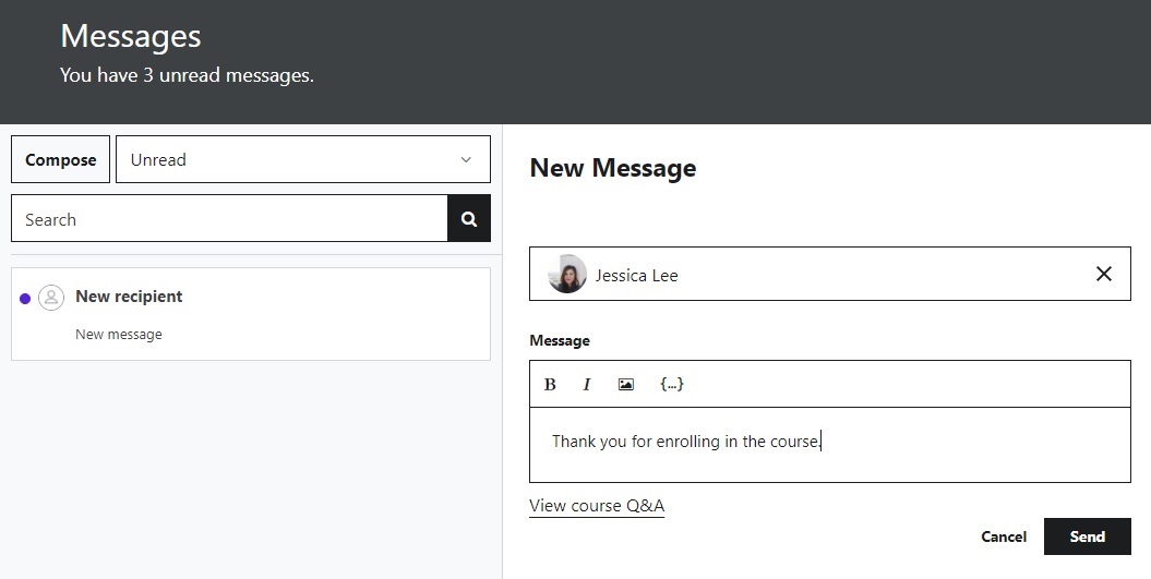 Messaging Users – Udemy Business