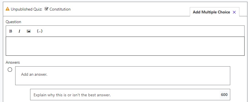 Creación de un examen de respuesta múltiple – Udemy Business