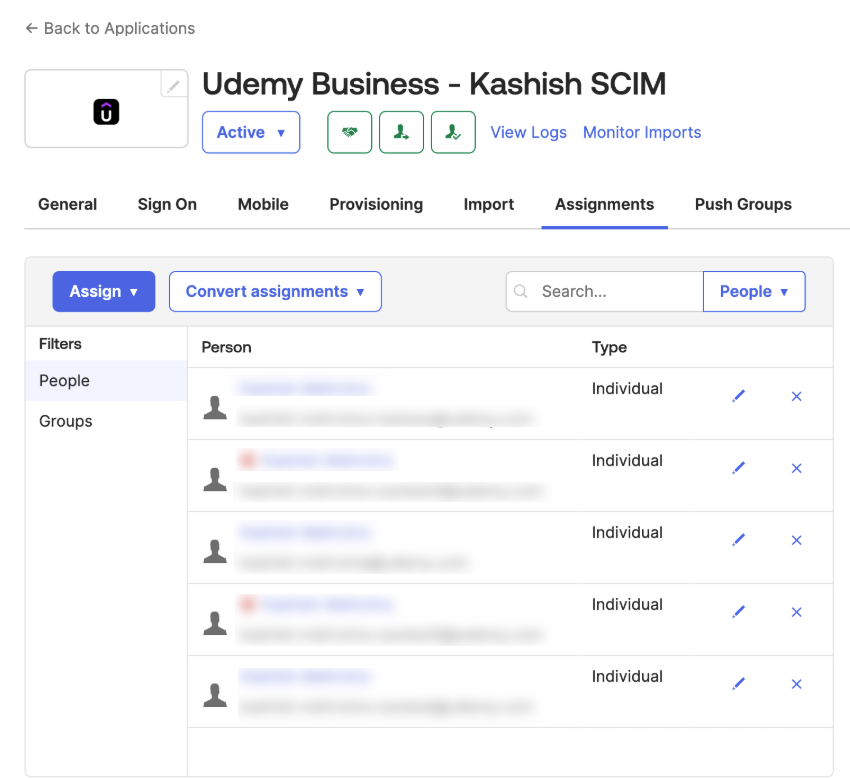 Provisionamento de System for Cross-domain Identity Management (SCIM ...