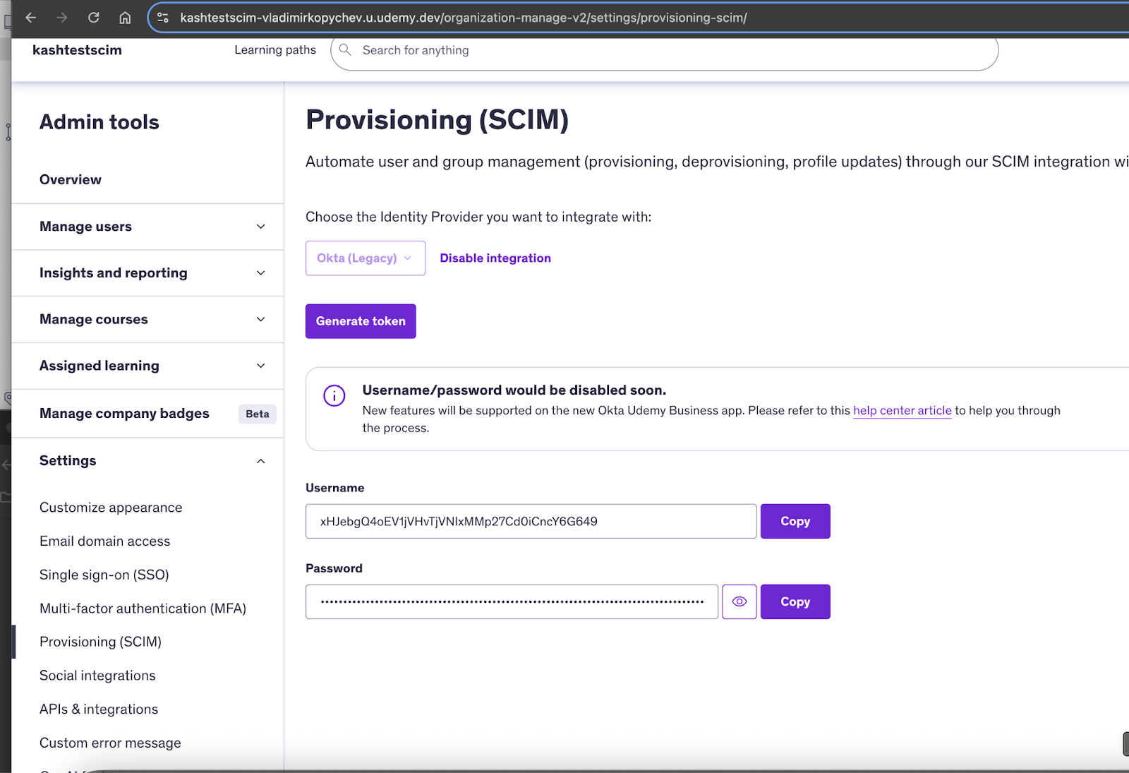 Provisionamento de System for Cross-domain Identity Management (SCIM ...