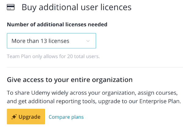 Adding More Licenses to Your Account – Udemy Business