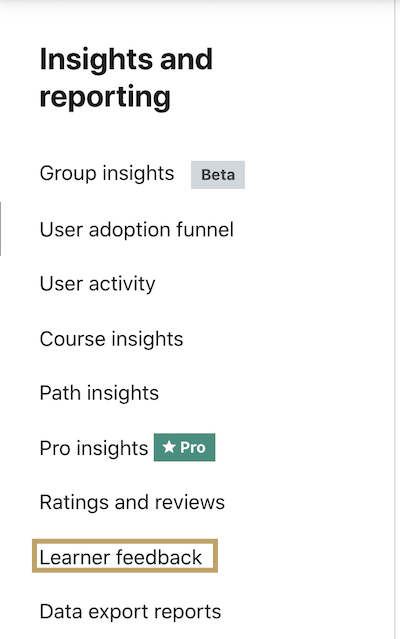 Learner Check-in and Learner Feedback – Udemy Business